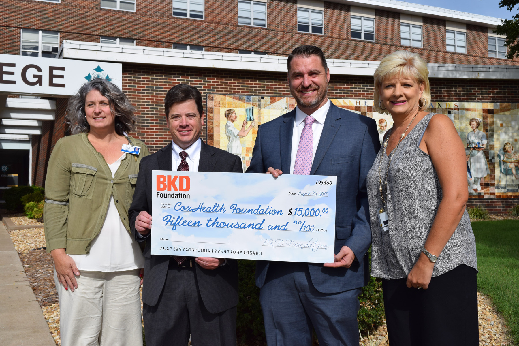 CoxHealth | Cox College revitalization campaign receives $15,000…