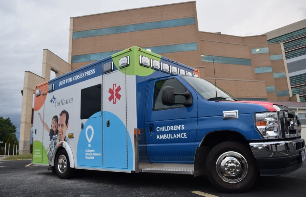 CoxHealth | New CoxHealth Children’s Ambulance provides…