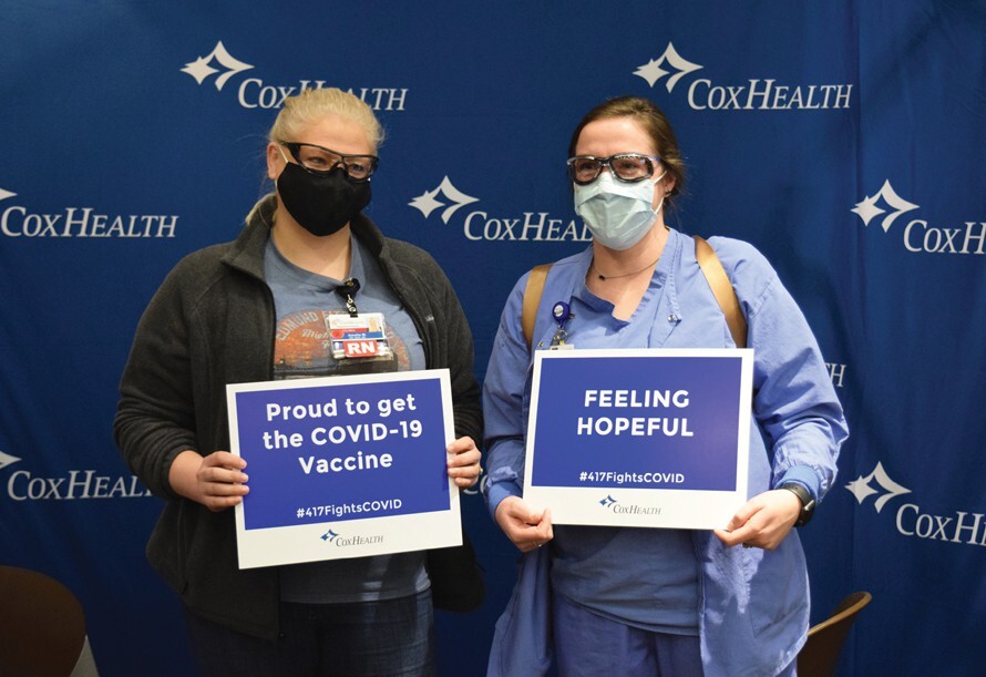 CoxHealth | Relief and hope: Vaccinations begin across CoxHealth