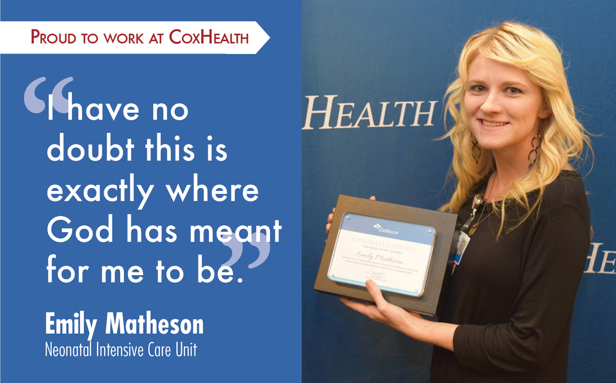 CoxHealth | Proud to Work at CoxHealth: Q&A with NICU nurse Emily…