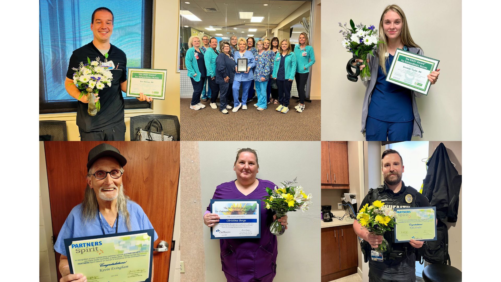 CoxHealth | Cox Branson presents quarterly awards