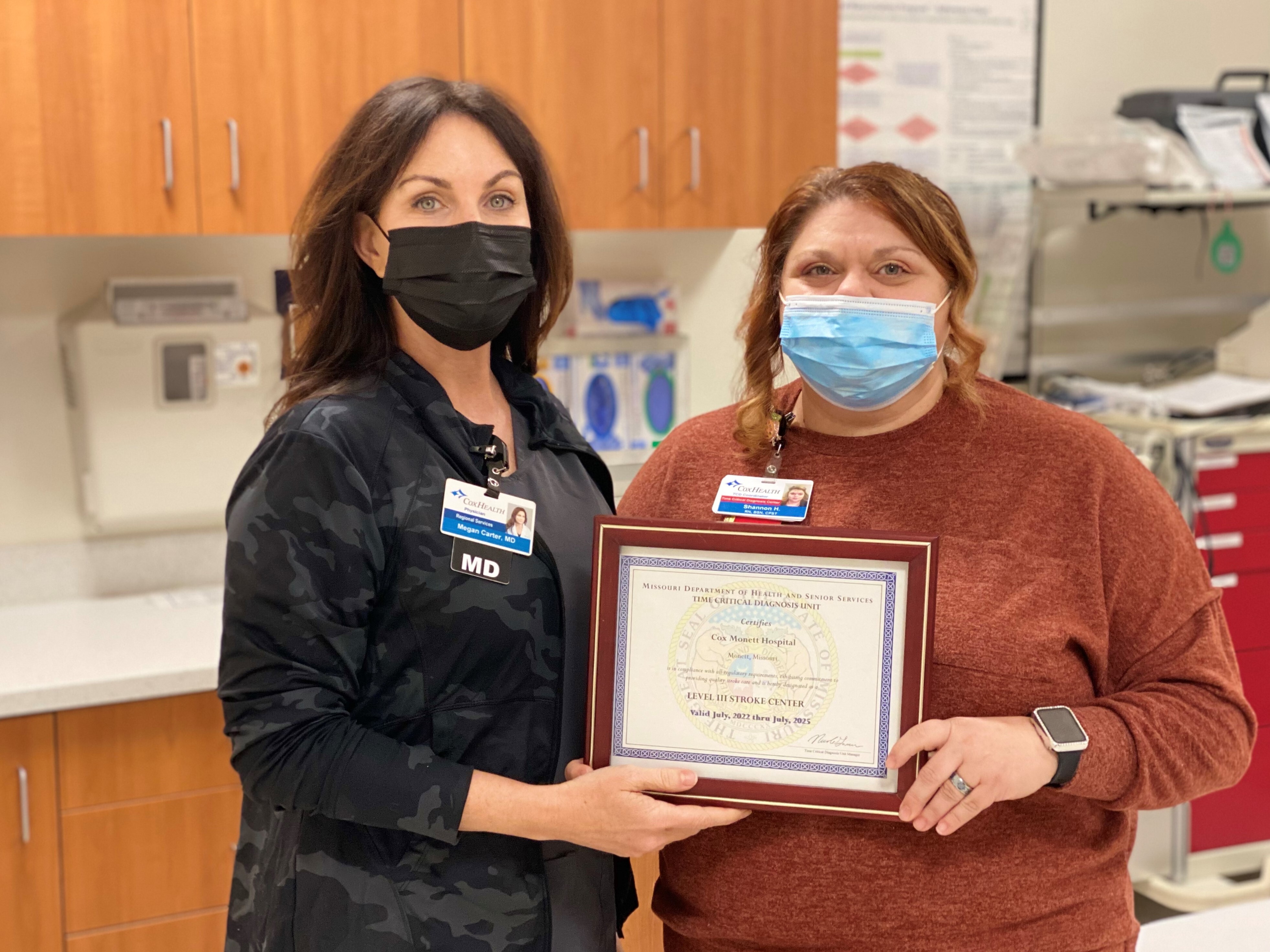 CoxHealth | Cox Monett obtains designation as a Level III Stroke…