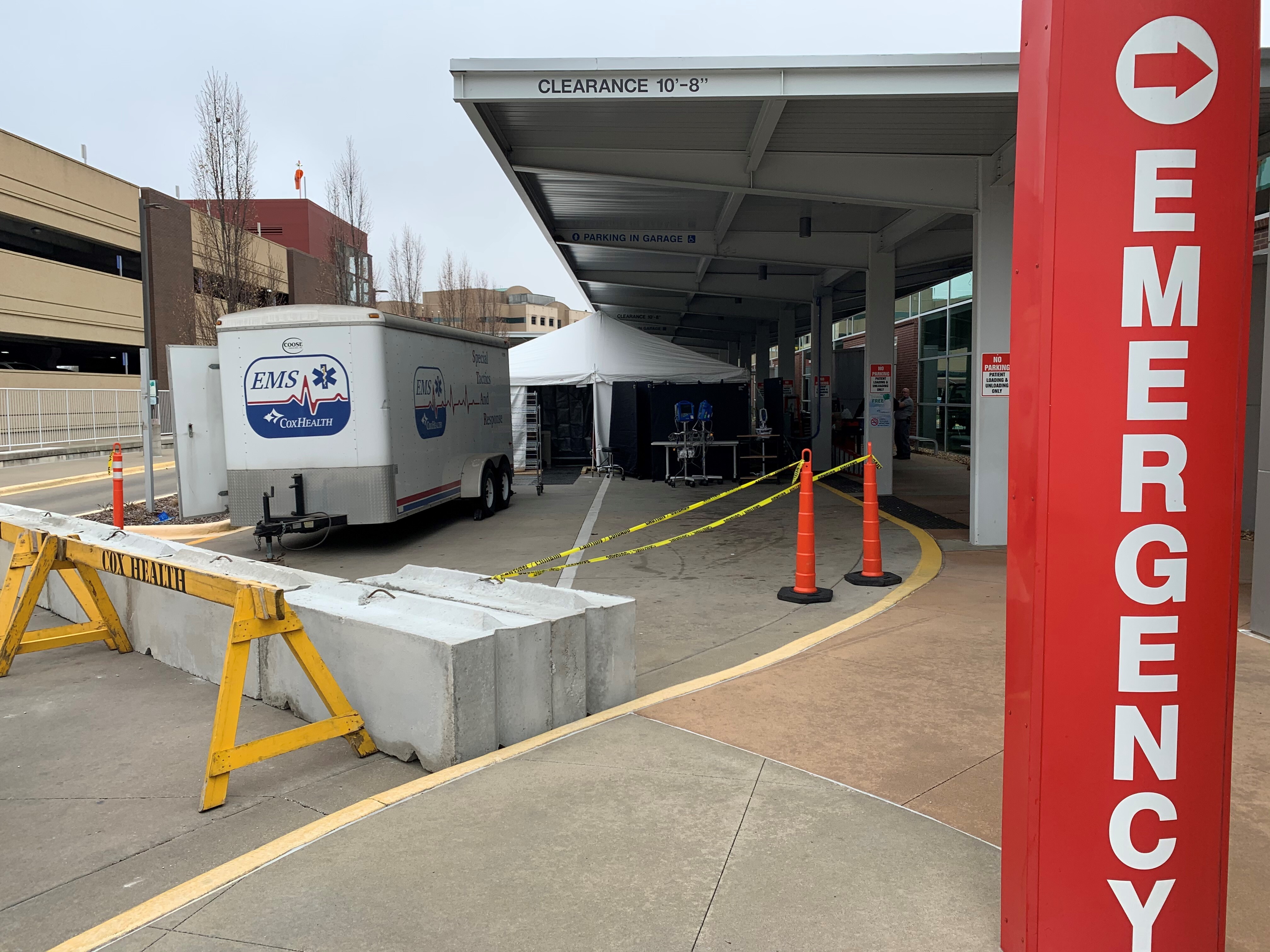 CoxHealth | Alternative triage and treatment area at Cox South ED